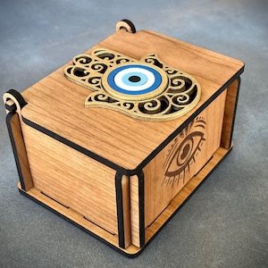 Decorative Evil Eye Trinket Box - Etsy