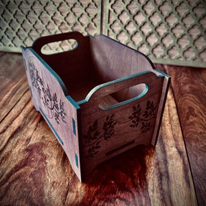 Tree Branch Engraved Stackable Bin - 8x5x4 Inches - Etsy