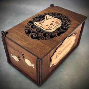 Decorative Cat Box - Etsy