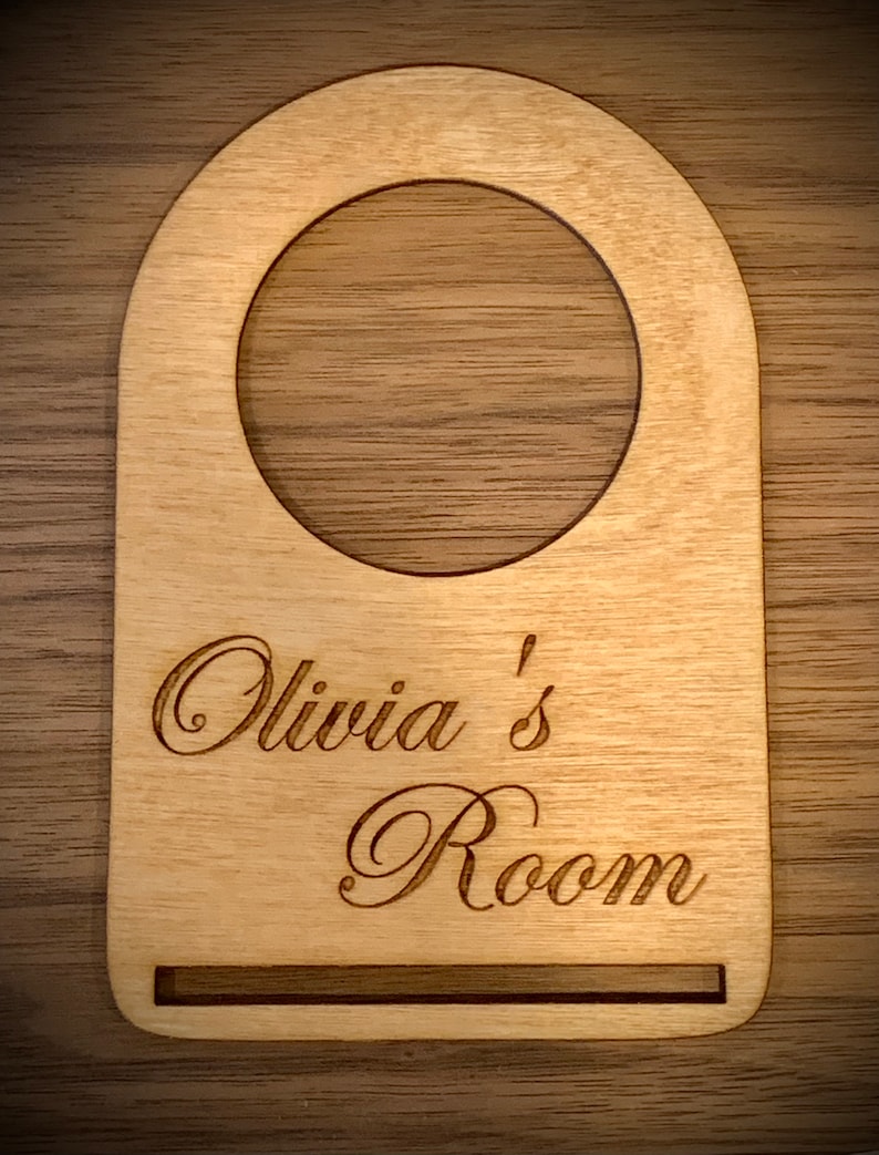 Personalized Door Knob Hanger Sign Macrame Craft Supply - Etsy