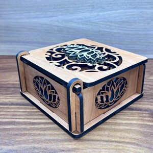 Handcrafted Wooden Lotus Flower Box: Minimalist Jewelry Keepsake - Etsy
