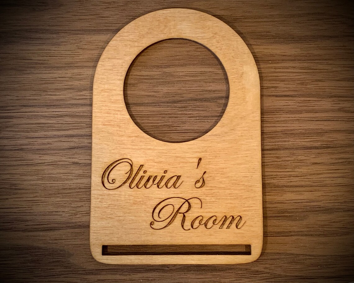 Personalized Door Knob Hanger Sign Macrame Craft Supply - Etsy