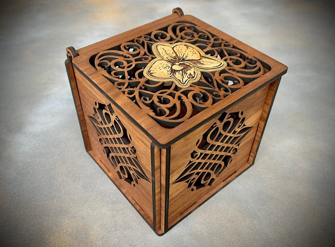 Decorative Orchid Tissue Box - Etsy