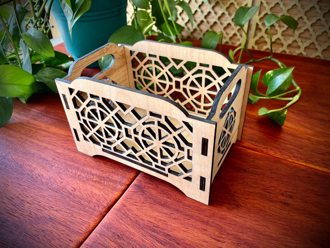 Geometric Stackable Storage Bin - 8x5x4 Inches - Etsy