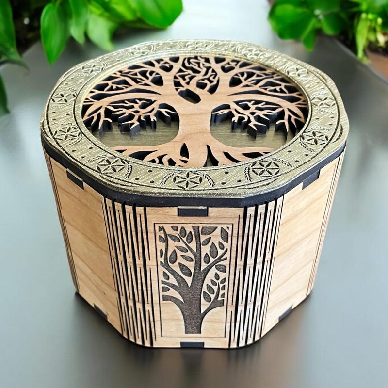 Tree of Life Wooden Box - Etsy
