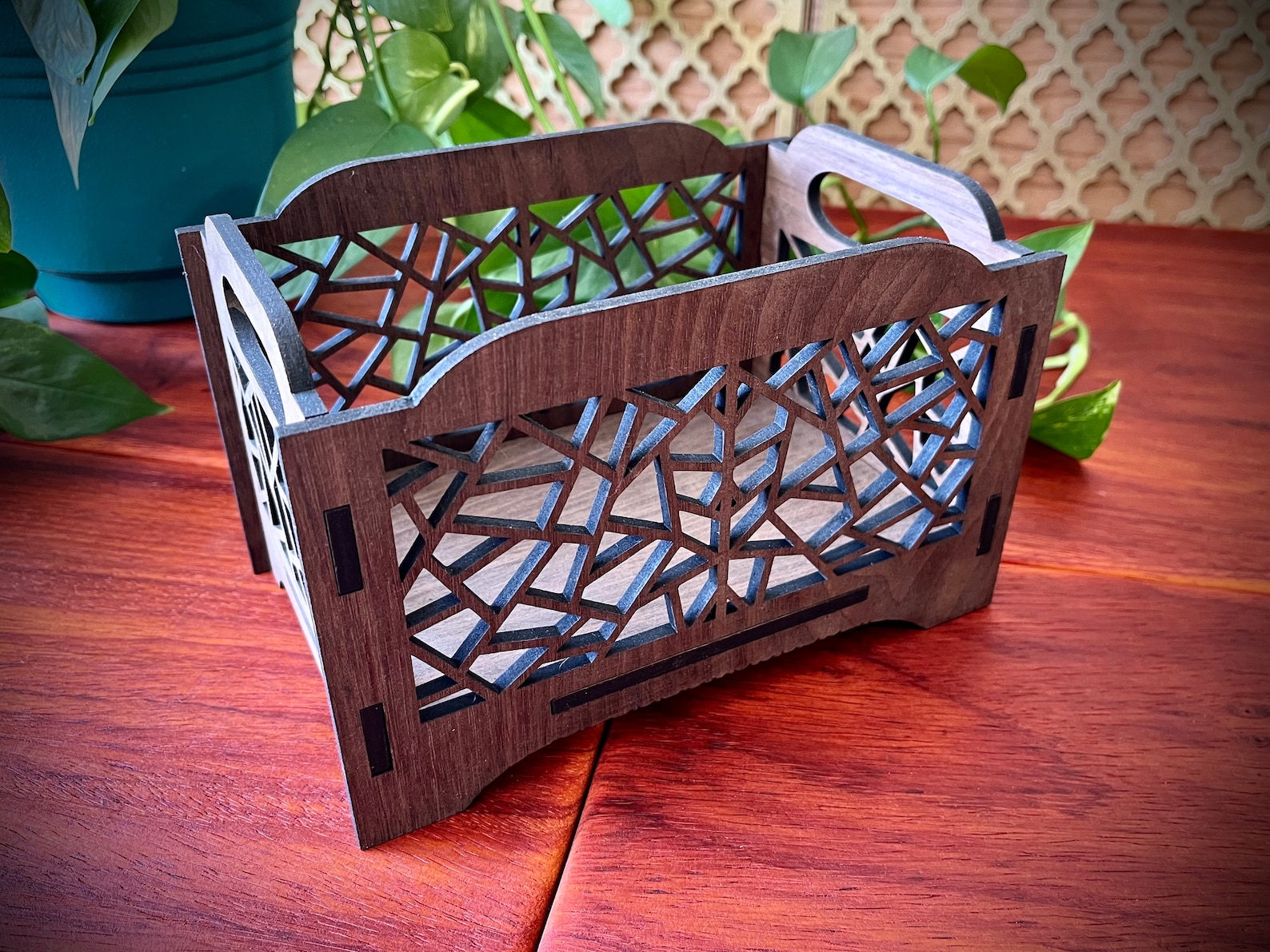 Geometric Stackable Storage Bin - 8x5x4 Inches - Etsy