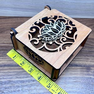 Handcrafted Wooden Lotus Flower Box: Minimalist Jewelry Keepsake - Etsy