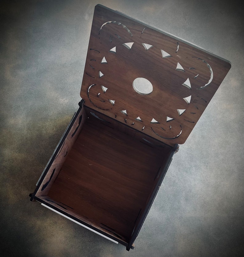 Mandala Box With Colored Mandala - Etsy
