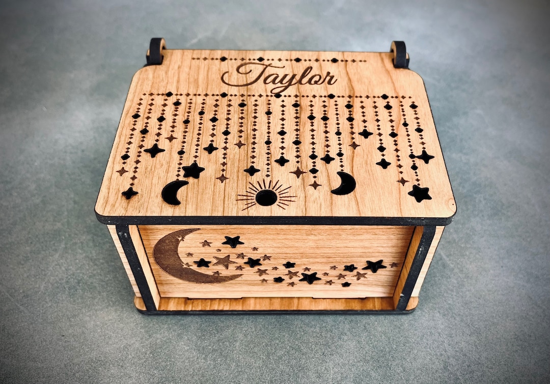 Personalized Decorative Celestial Keepsake Box - Etsy