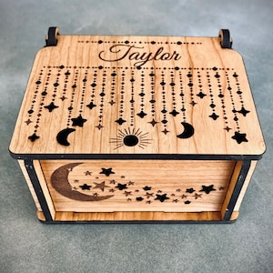Personalized Decorative Celestial Keepsake Box - Etsy