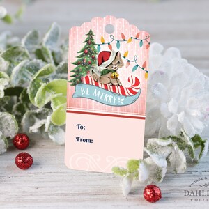 Retro Style Christmas Gift Tags Vintage Inspired Handmade - Etsy