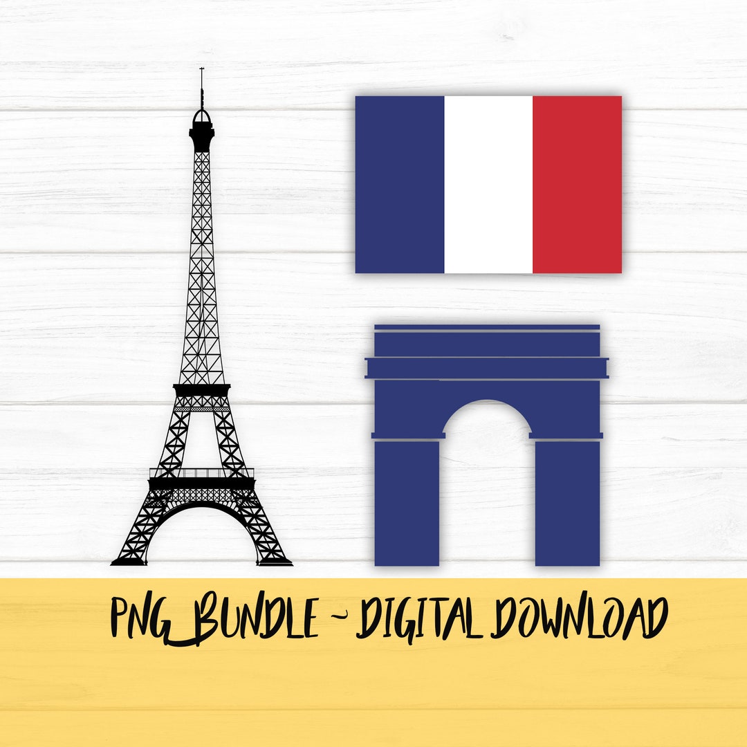 France Clip Art Bundle France Flag PNG Clip Art Set Eiffel - Etsy Singapore