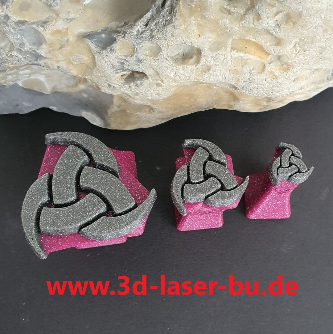 Clay Ceramic Stamp Set Horn of Odin Set of 3 Odin's Horn Viking Norse ...