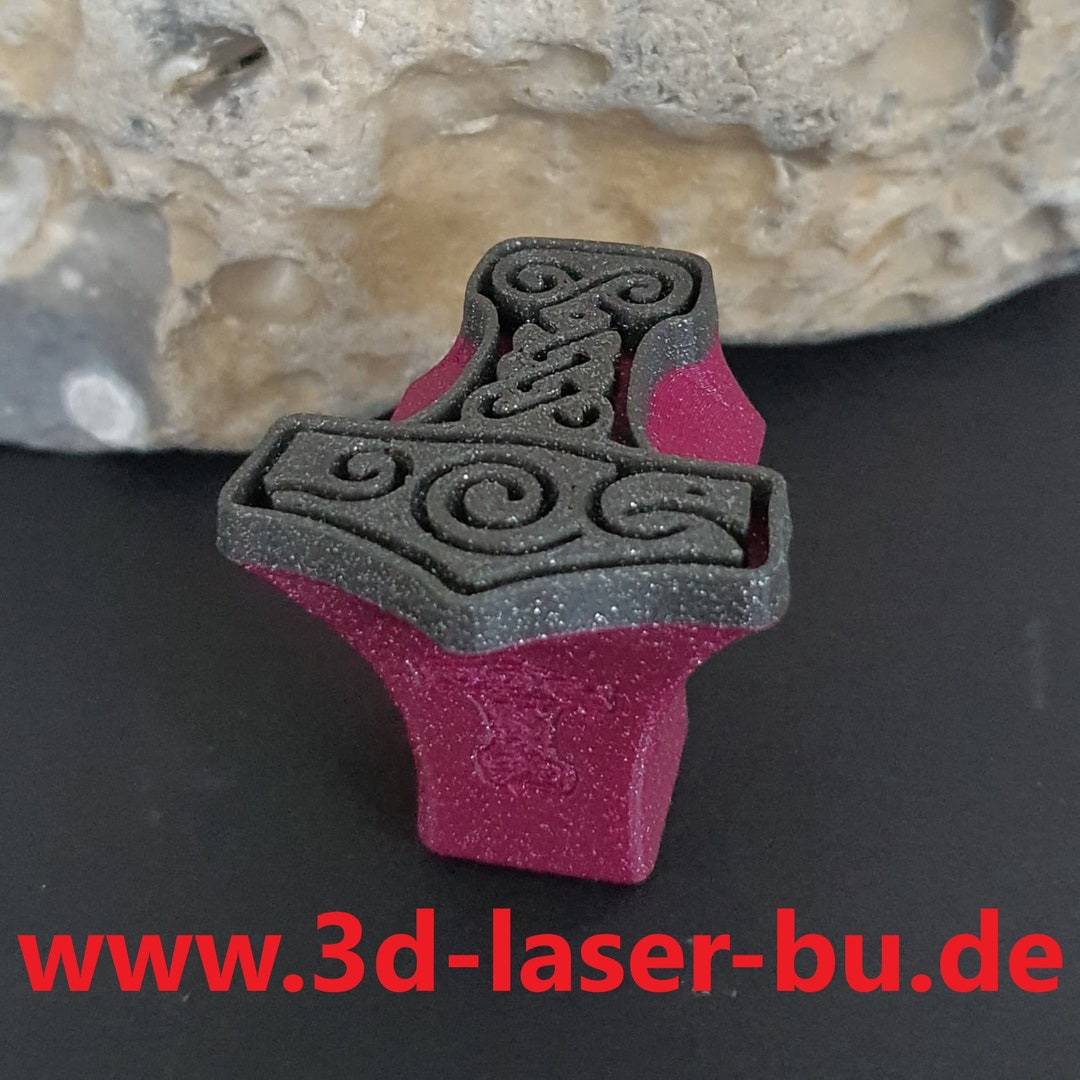 Clay - Ceramic Stamp Mjölnir Thor's Hammer - Etsy