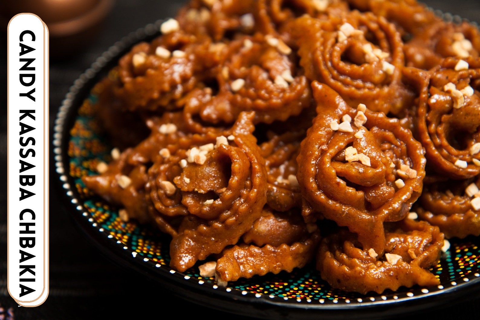 Chebakia is a handmade Moroccan sweet cookie with almonds | Etsy
