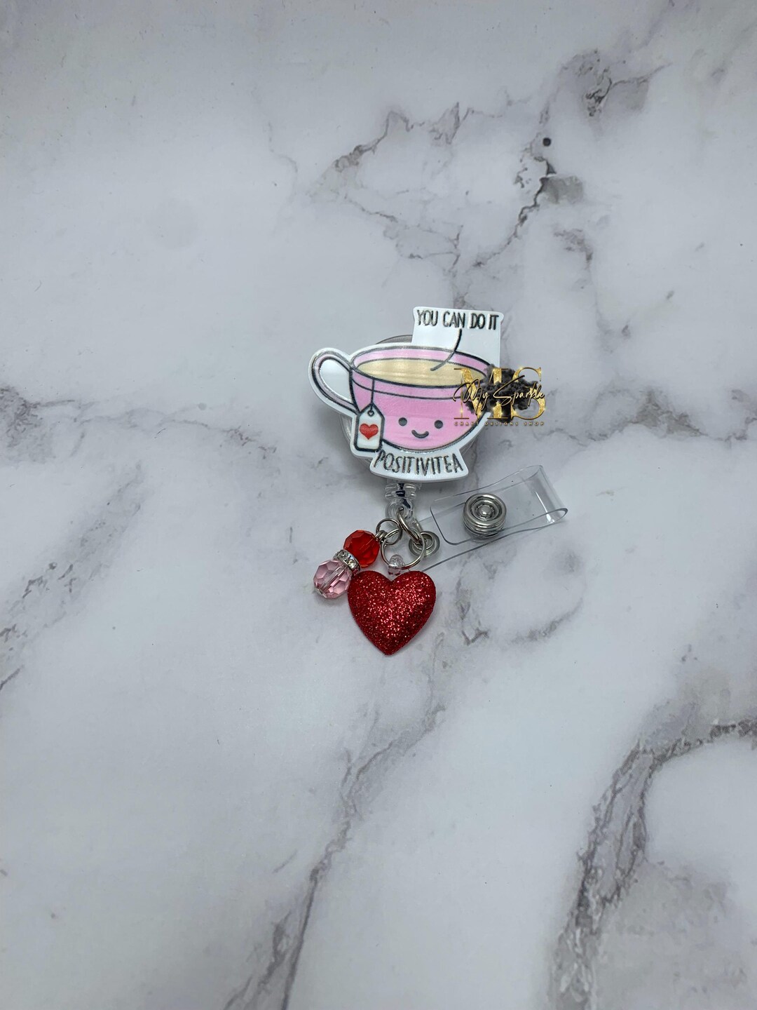 You Can Do It Positivitea Badge Reel, Mental Health Support Badge Reel ...