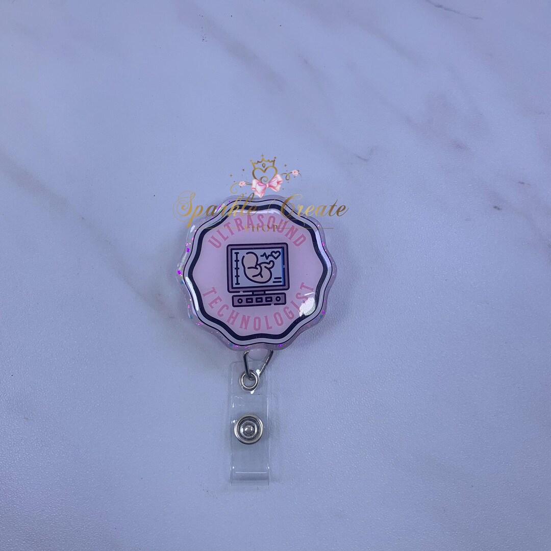 Ultrasound Tech Badge Reel, Nurse Gift, Medical Badge Reel, Clinic ...