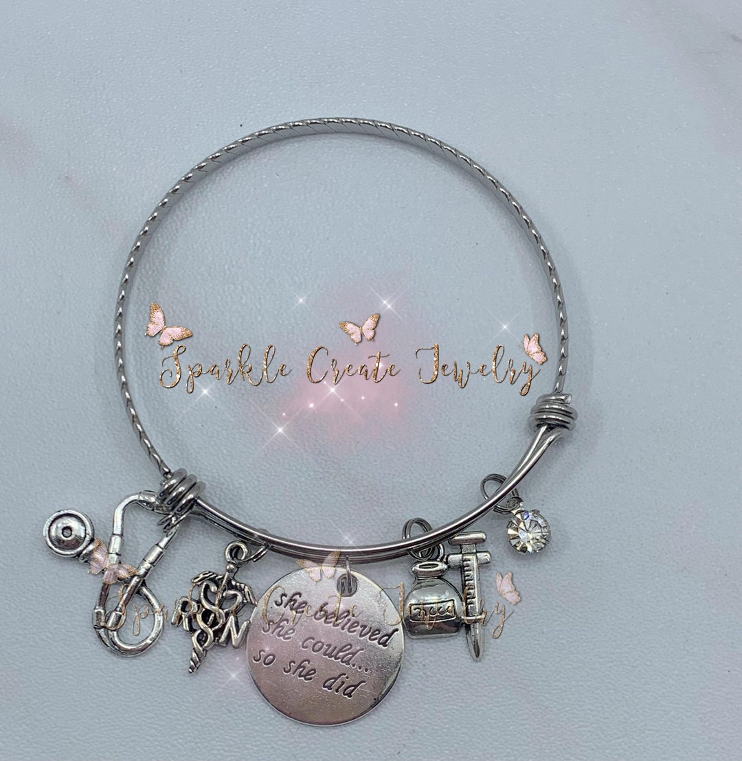 Nurse Bracelets|healthcare Worker|nurse Graduation Gift|nurse Jewelry ...