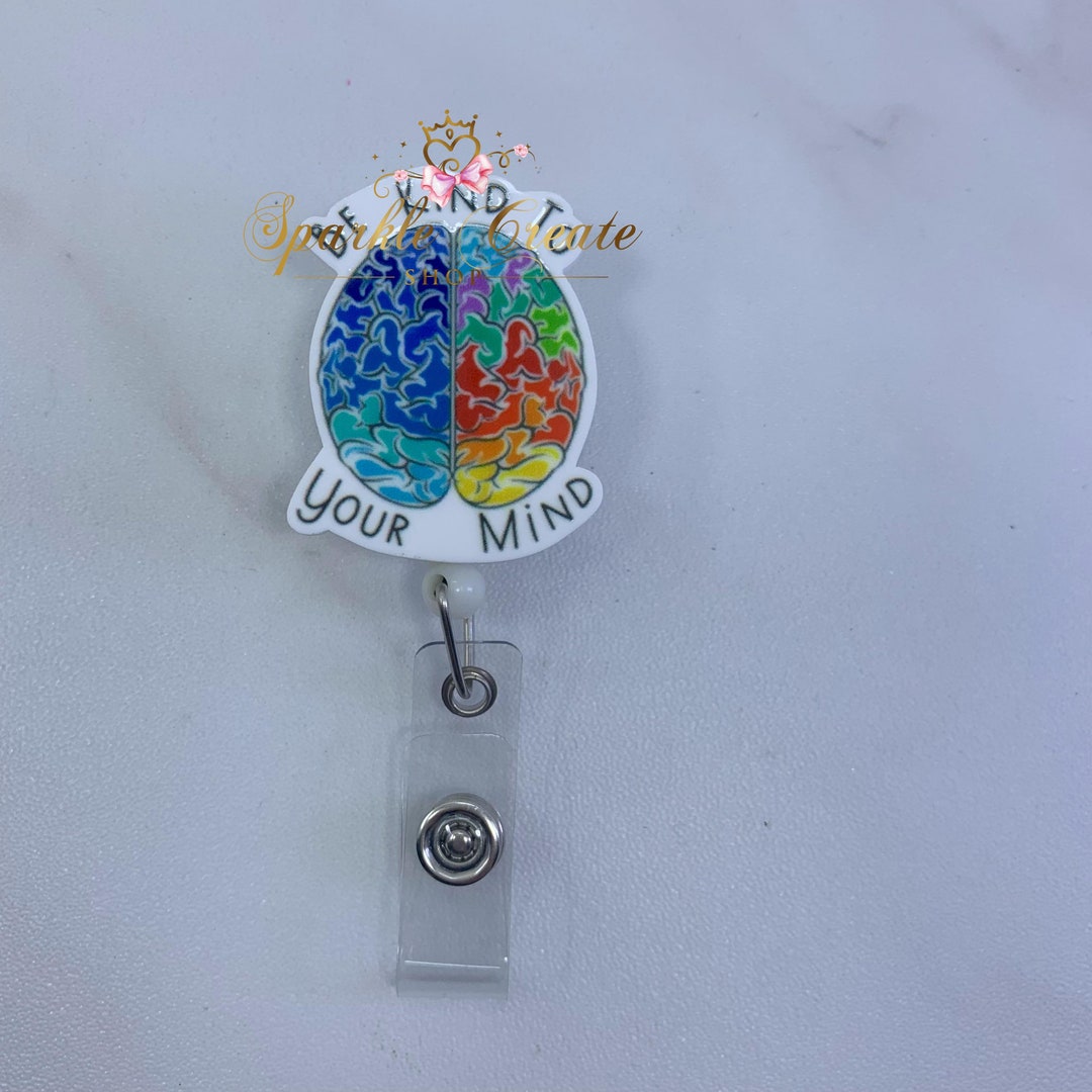 Badge Reel, Mental Health Badge Reel, Neuro Badge Reel, Neurologist ...