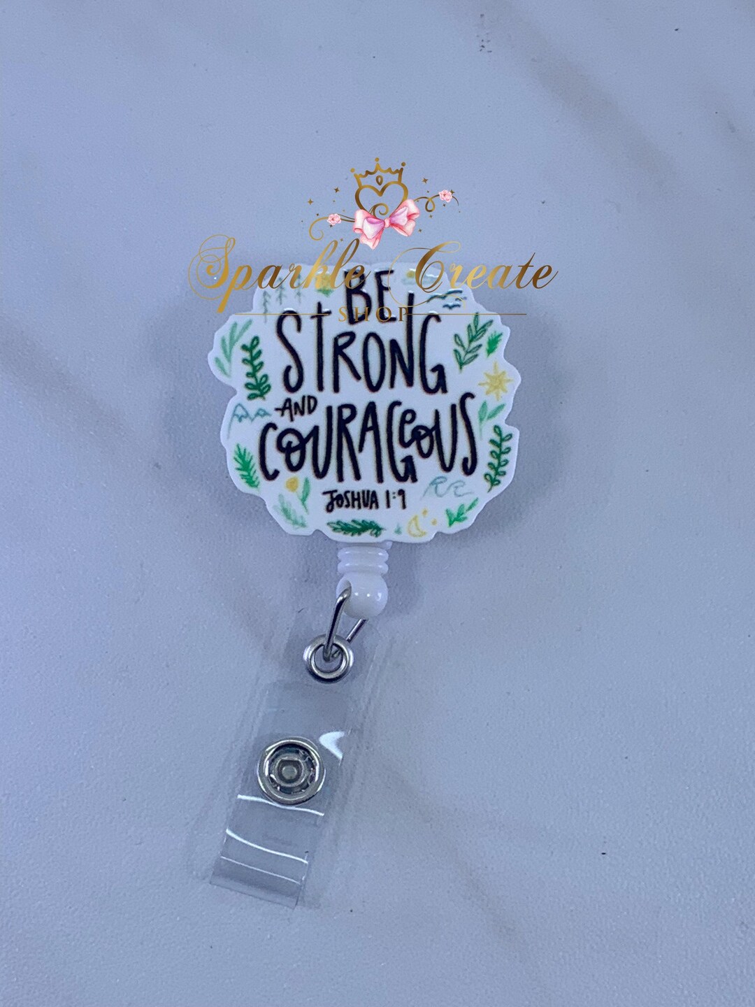 Badge Reel|nurse Gift|bible Verse Badge Reel|blessedbadge Reel ...