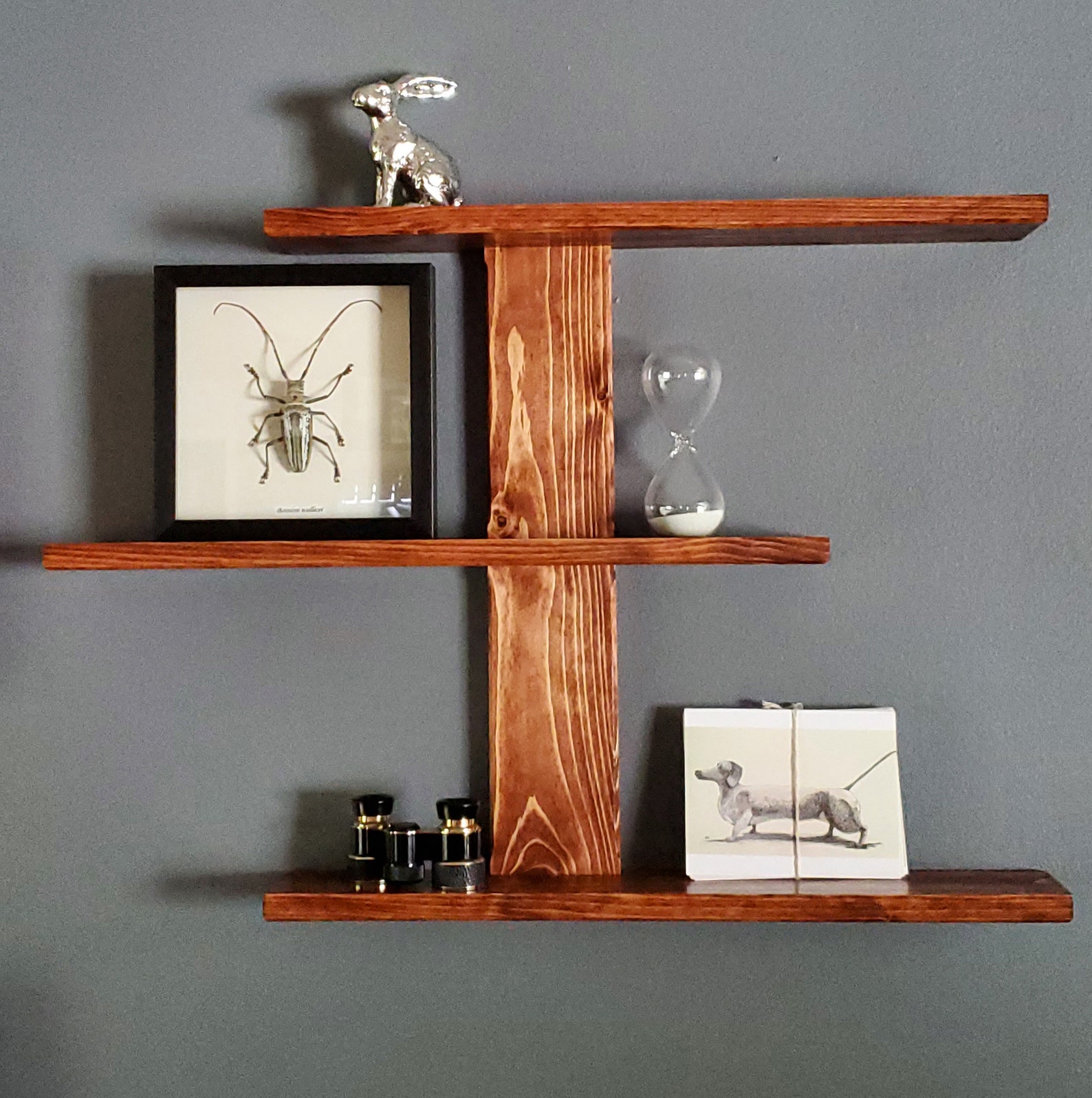 Wall Wood Shelves (old Country Style- Straight Edges) Farm House Wood ...