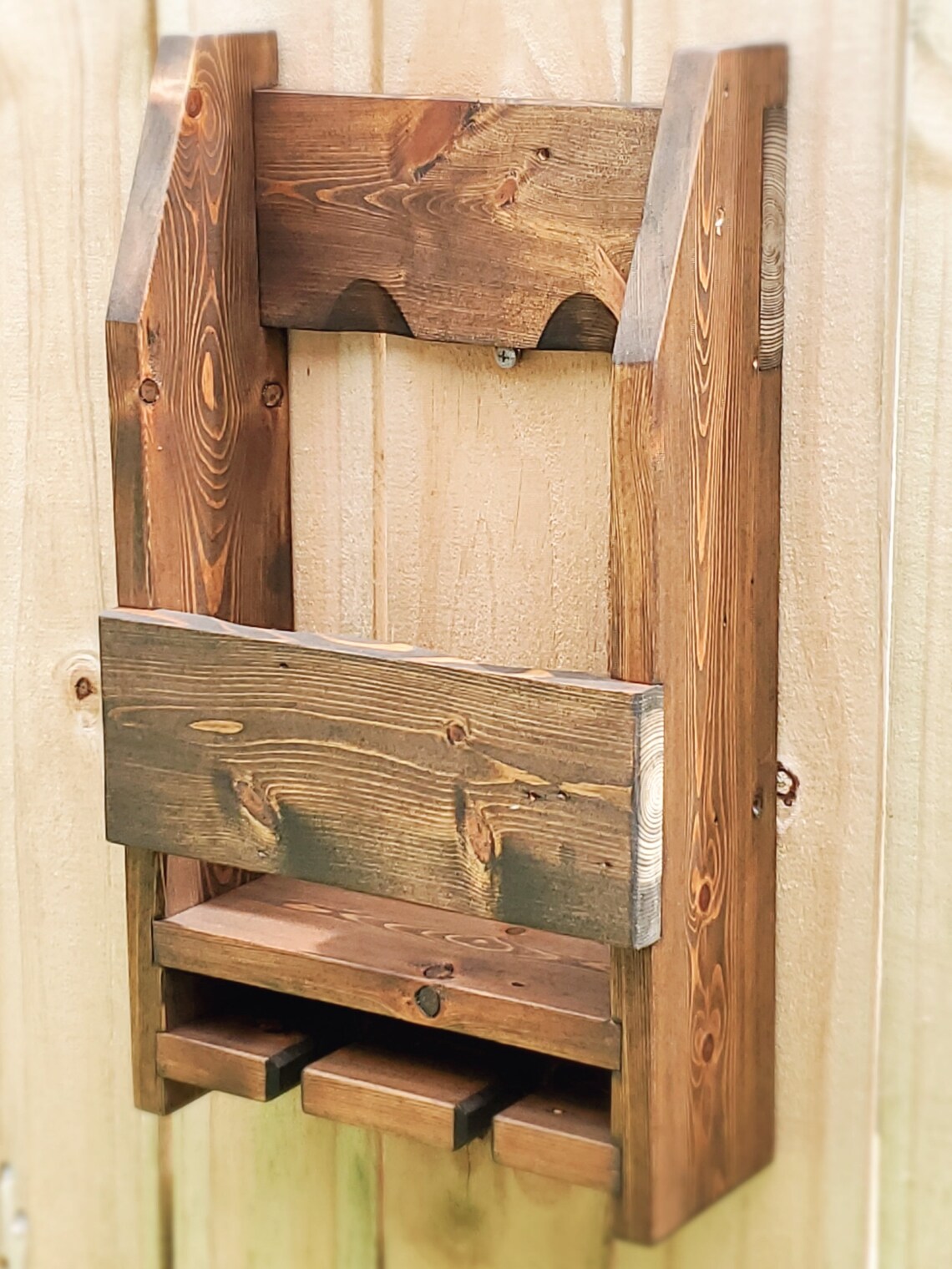 Wall Mounted Wine Rack old Country Style Straight Edges Glass Holder ...