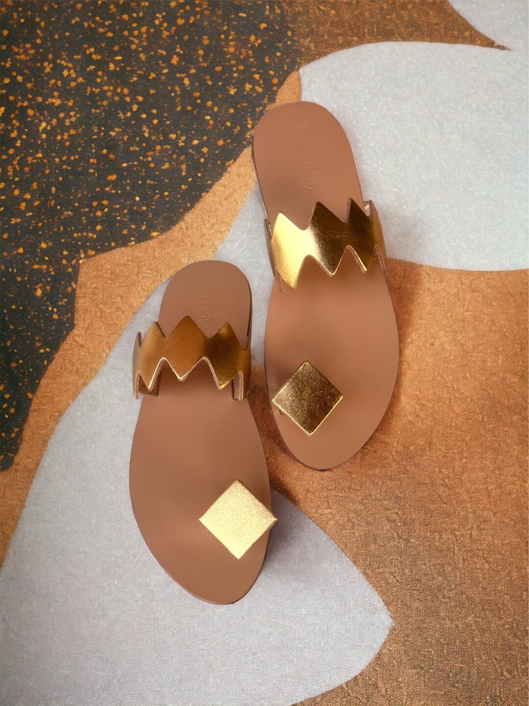 Toe Ring Greek Sandal / Make It as You Like It / Greek Sandal / Women's ...