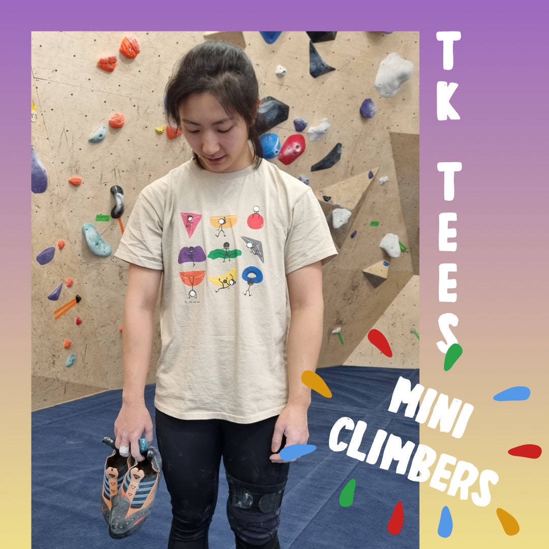 Mini Climbers Climbing T-shirt | Bouldering T-shirt | Kids & Adults Fun ...