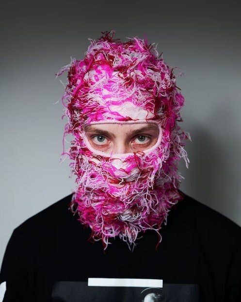 Edgy and Bold Distressed Black Balaclava, the Iconic Shiesty Aesthetic ...