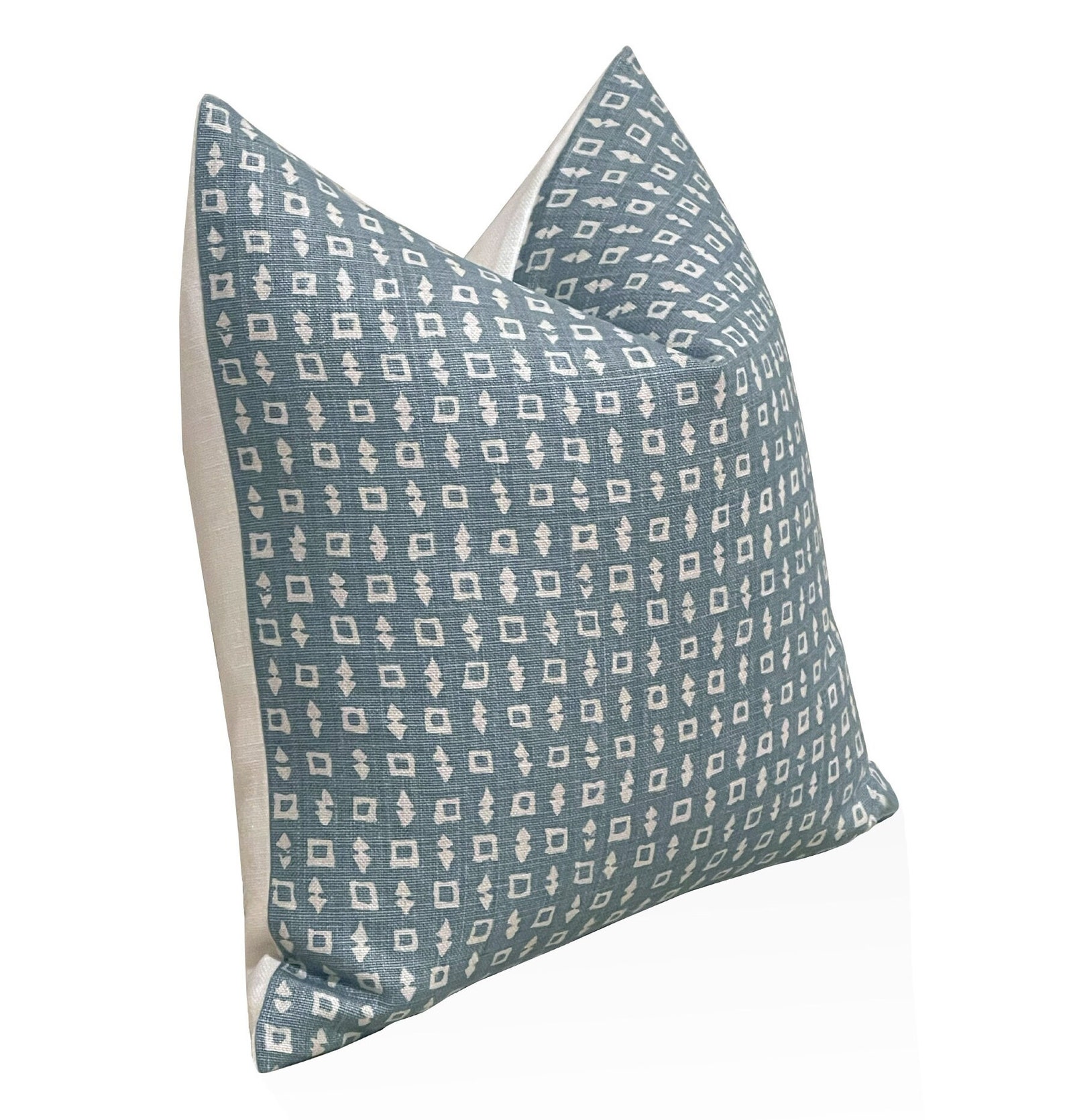 Peter Dunham Wabi Pillow Cover in Ocean, Designer Pillow, Living Room ...