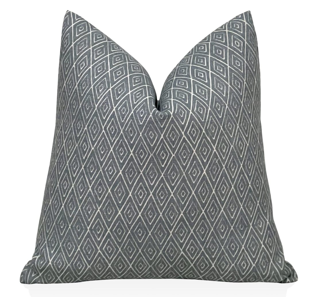 Peter Dunham Atlas Pillow Cover in Ocean, Designer Pillow, Living Room ...