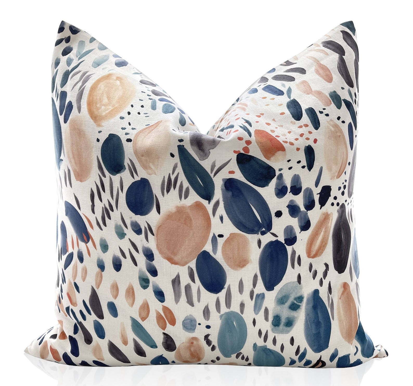 Blooms on Multi Pillow Cover, Living Room Pillow, Rebecca Artwood ...