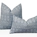 Peter Dunham Souk Pillow Cover in Indigo and Ocean, Living Room ...
