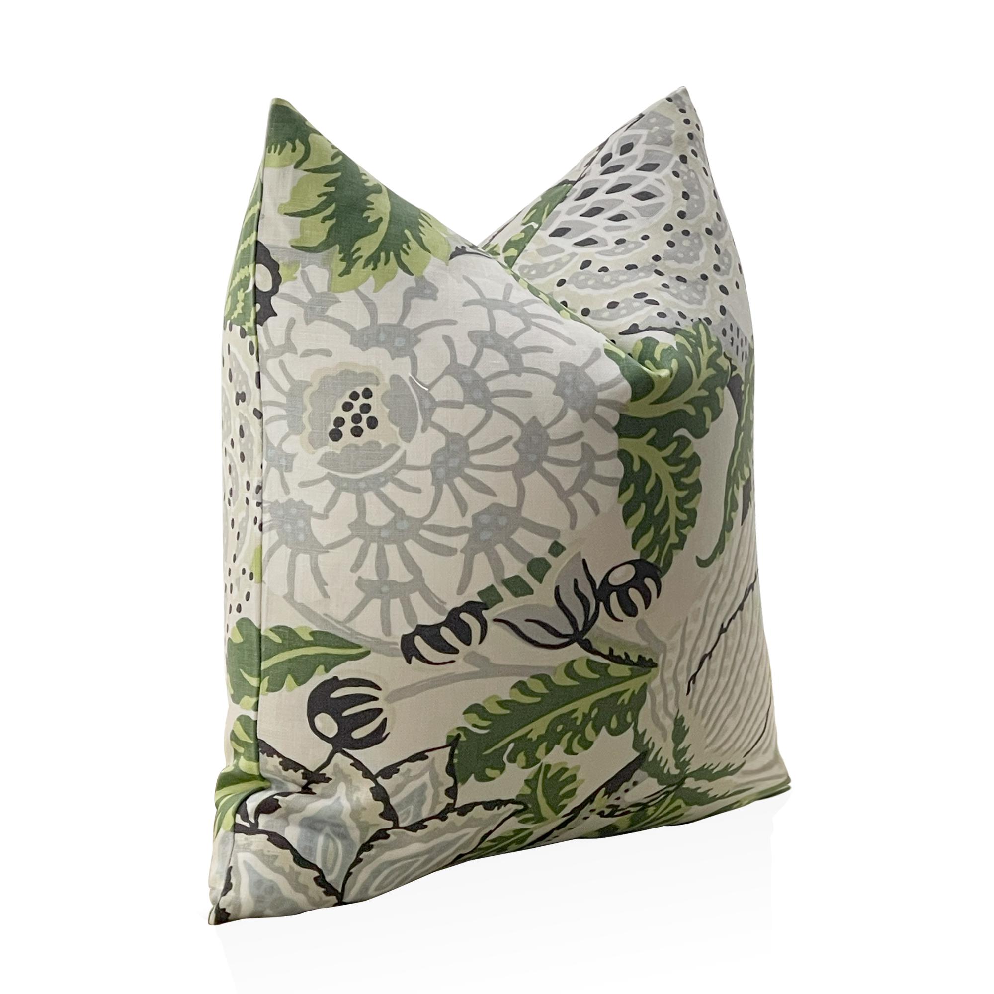 Thibaut Mitford Pillow Cover in Green, Handmade Home Decor, Living Room ...