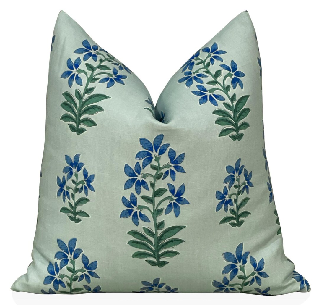 Peter Dunham Shani Pillow Cover in Blue/ocean Decorative Throw Pillow ...