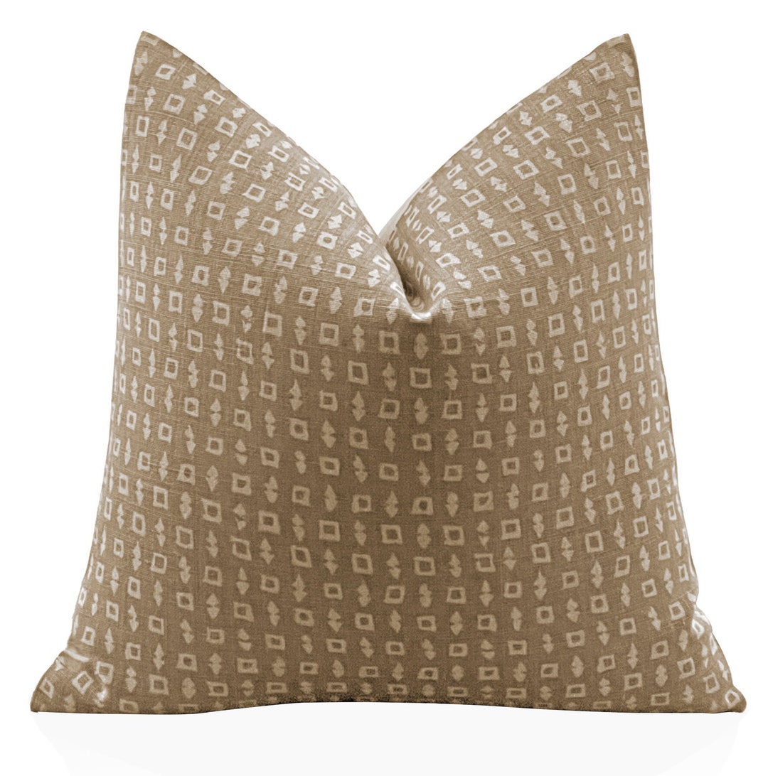 Peter Dunham Wabi Pillow Cover in Ash, Designer Pillow, Living Room ...