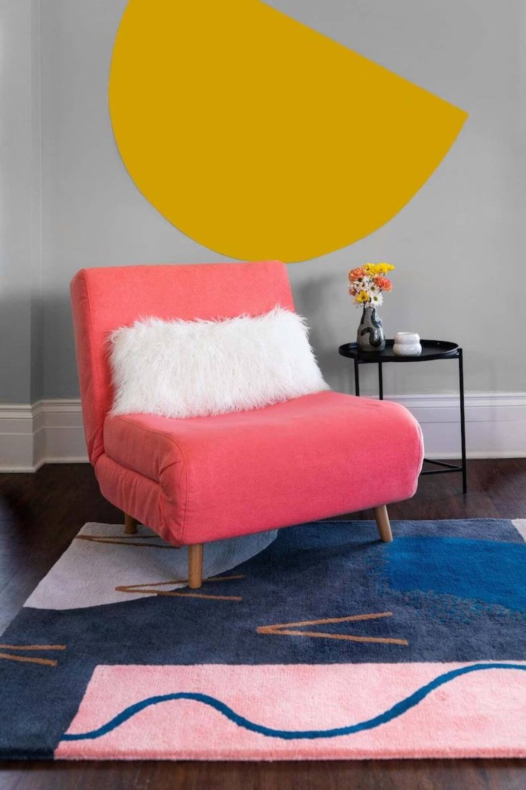 Swoosh Rug Contemporary Premium Modern Irregular Designer Hand Tufted ...