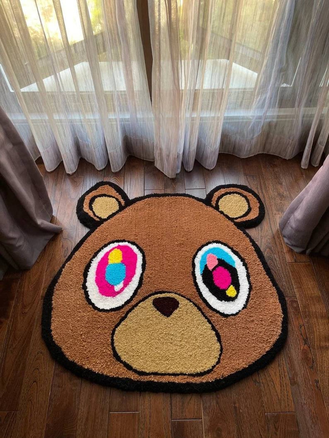 Kanye West Hand Tufted Rug Graduation Bear Custom Rug - Etsy