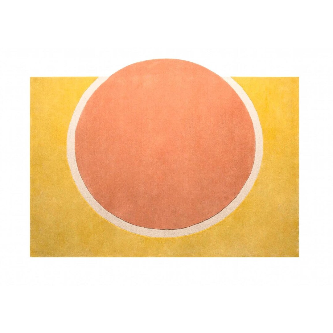 Bespoke Luxe & Chic Sunset Hand Tufted Rug Abstract Modern - Etsy
