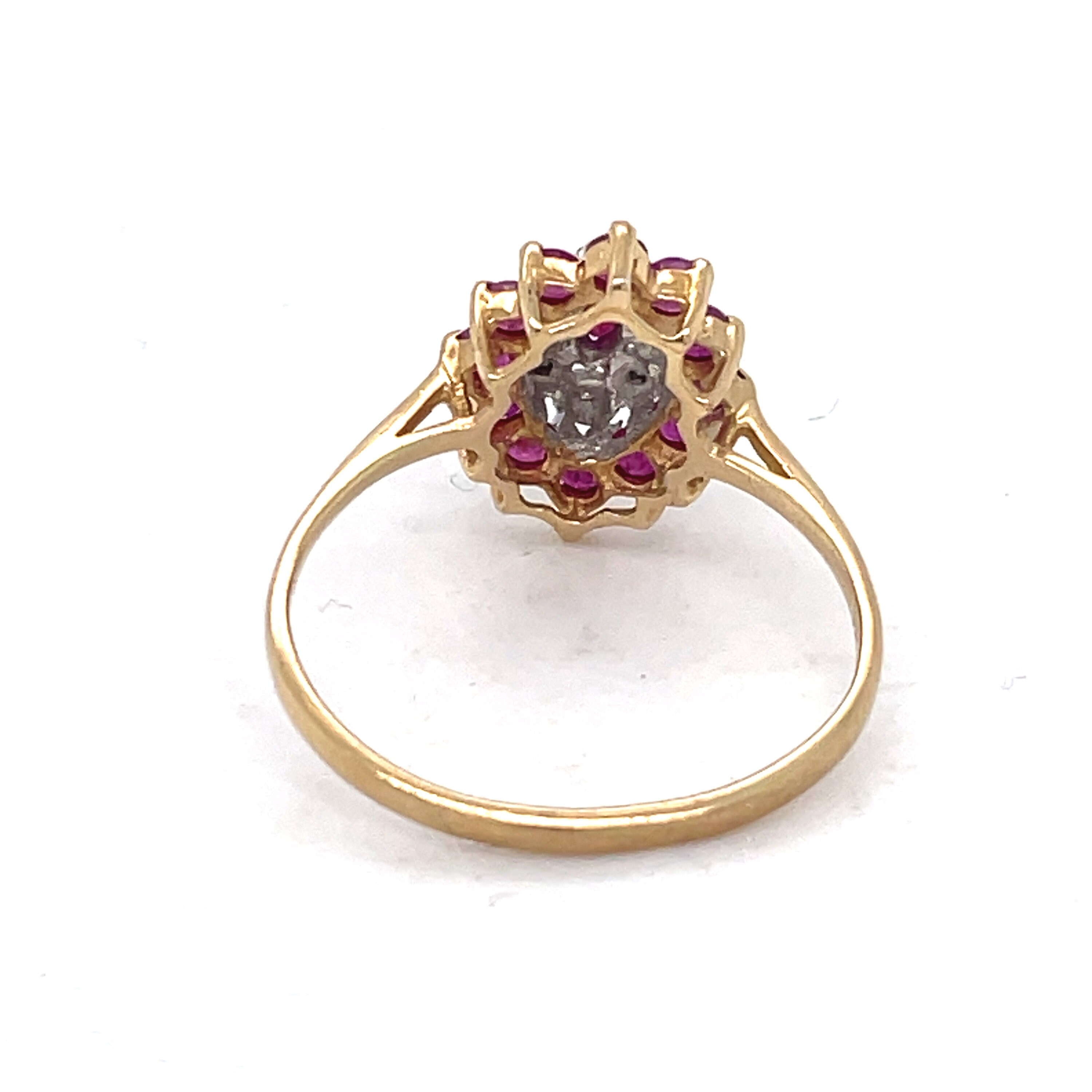 Vintage Ruby Ring Ruby Engagement Ring 0.7CT Ruby 10K - Etsy