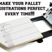 Registration Templet for Screen Printing 20"x24" Screen Placement for ...