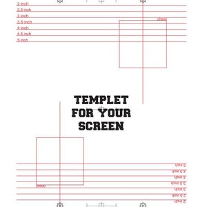 Registration Templet for Screen Printing 20"x24" Screen Placement for ...