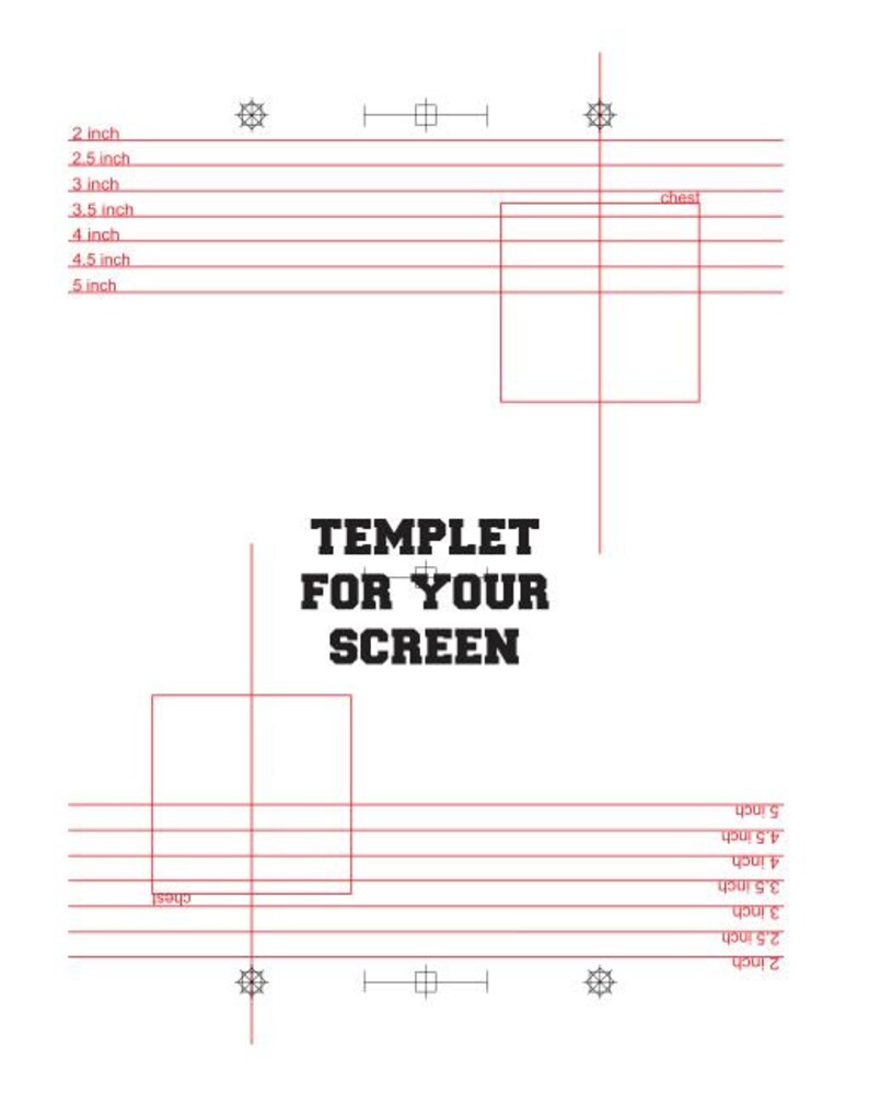 Registration Templet for Screen Printing 20"x24" Screen Placement for ...