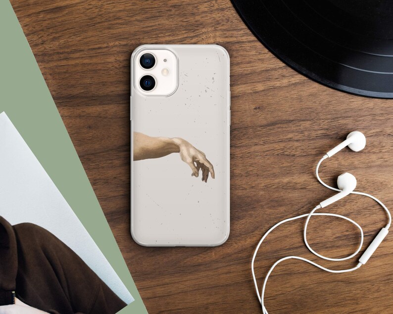 Michelangelo the Creation of Adam Matching Couple Phone Case, Cover for ...