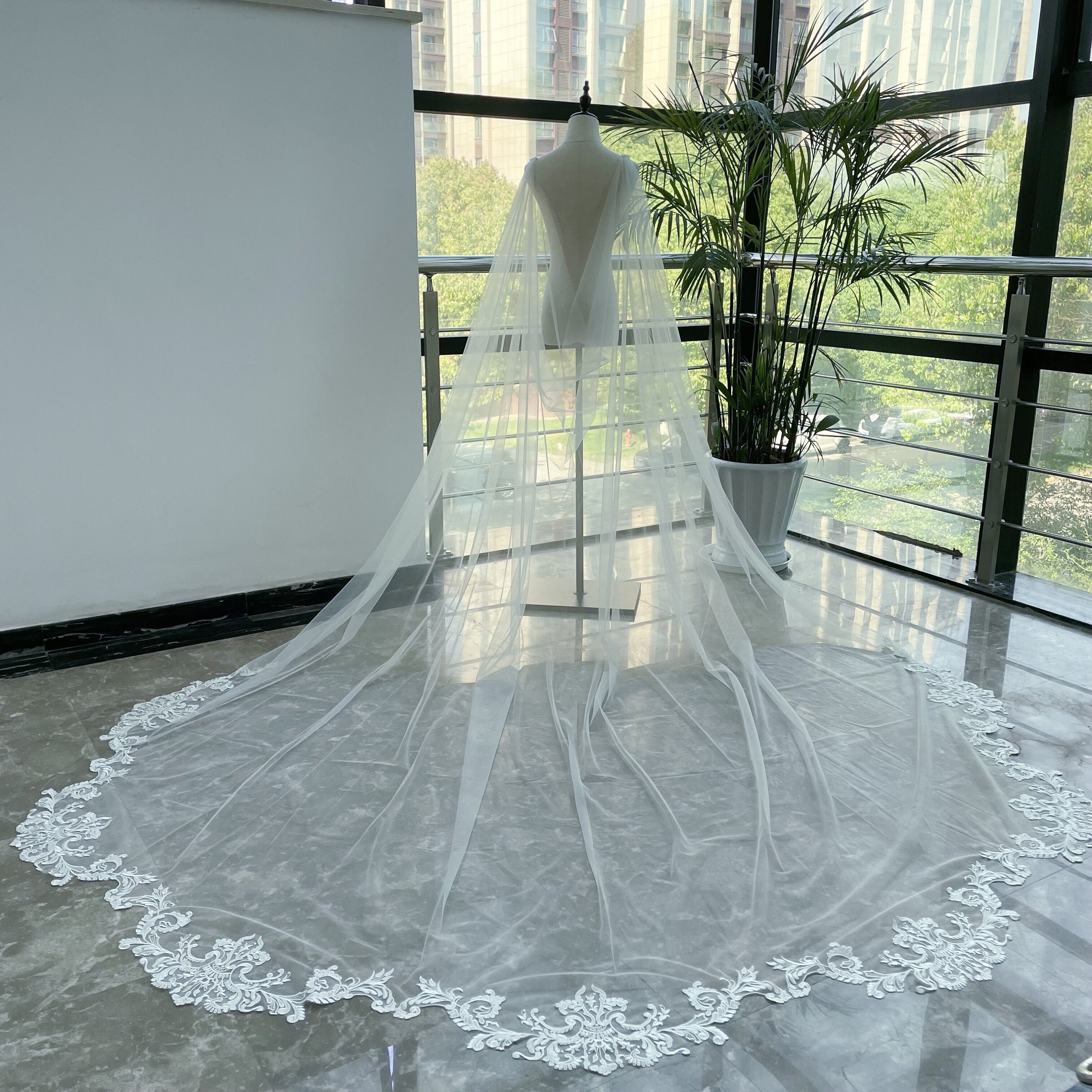 Custom Lace Cape Veil Cathedral Shoulder Cape Veil Bride Cloak - Etsy