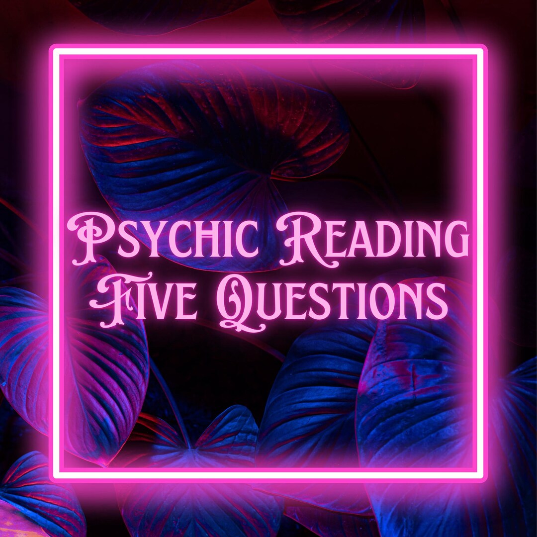 Psychic Reading Five Questions, No Tools Reading, Audio Psychic Reading ...