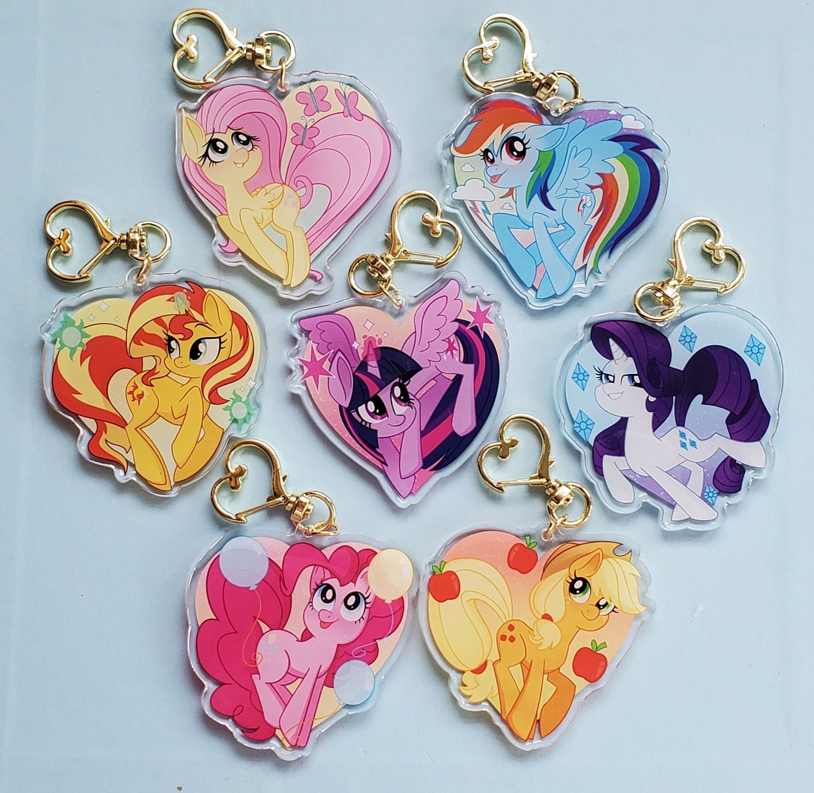 My Little Pony Keychains - Etsy