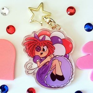 PRE-ORDER Digital Circus Balloon Keychains - Etsy