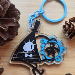 Bill Cipher and Ford 3D Keychain - Etsy UK