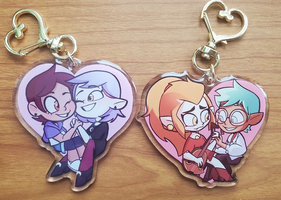 Lumity and Raeda Keychains - Etsy UK